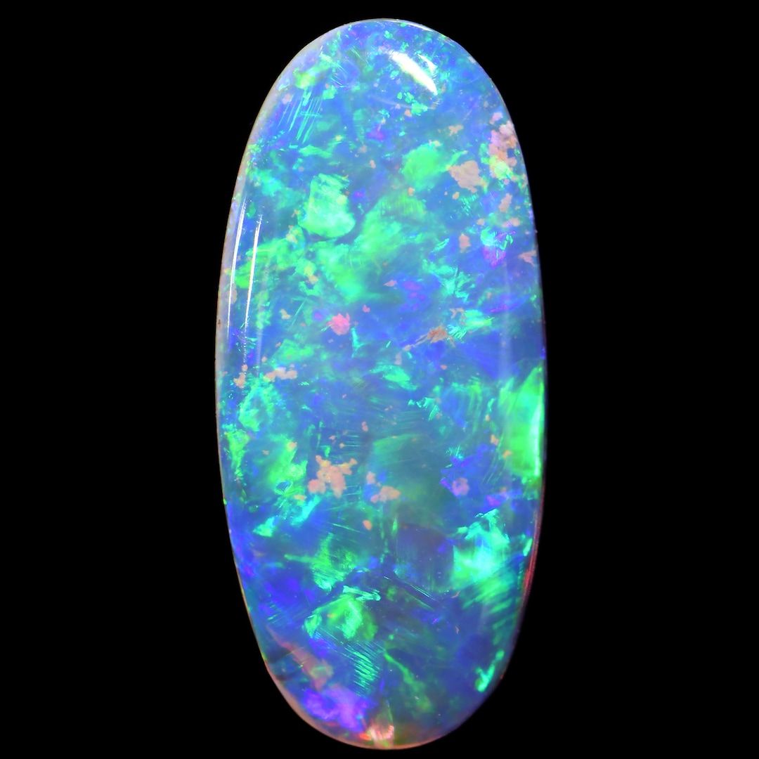 Australian Opal 1.07ct Bright Green Fire - Etsy