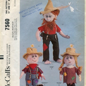 Vintage-1970's-orginal-hillbilly Stuffed (17in.&12in.)dolls and ...