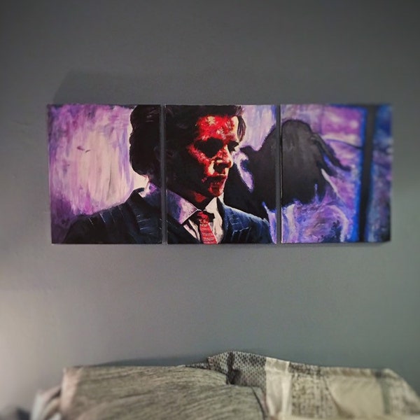 Patrick Bateman Painting - Etsy