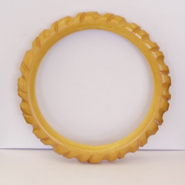 Bakelite Carved Bracelet - Etsy