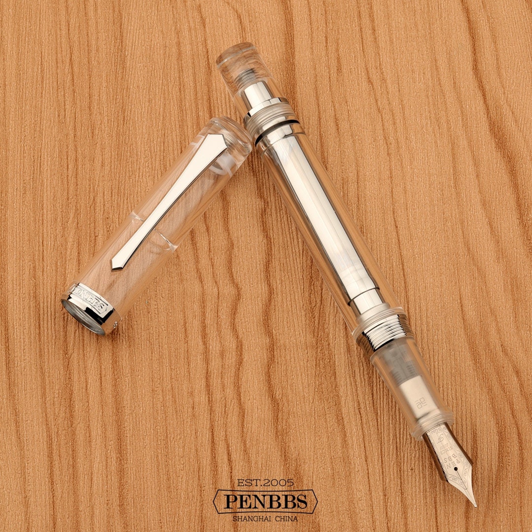 PENBBS 489 TD Filling Fountain Pen - 16 Clear Glass F - Etsy