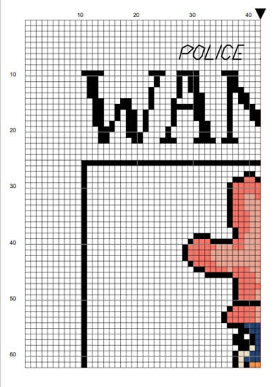 Wallace and Gromit Cross Stitch Feathers Mcgraw Wanted - Etsy