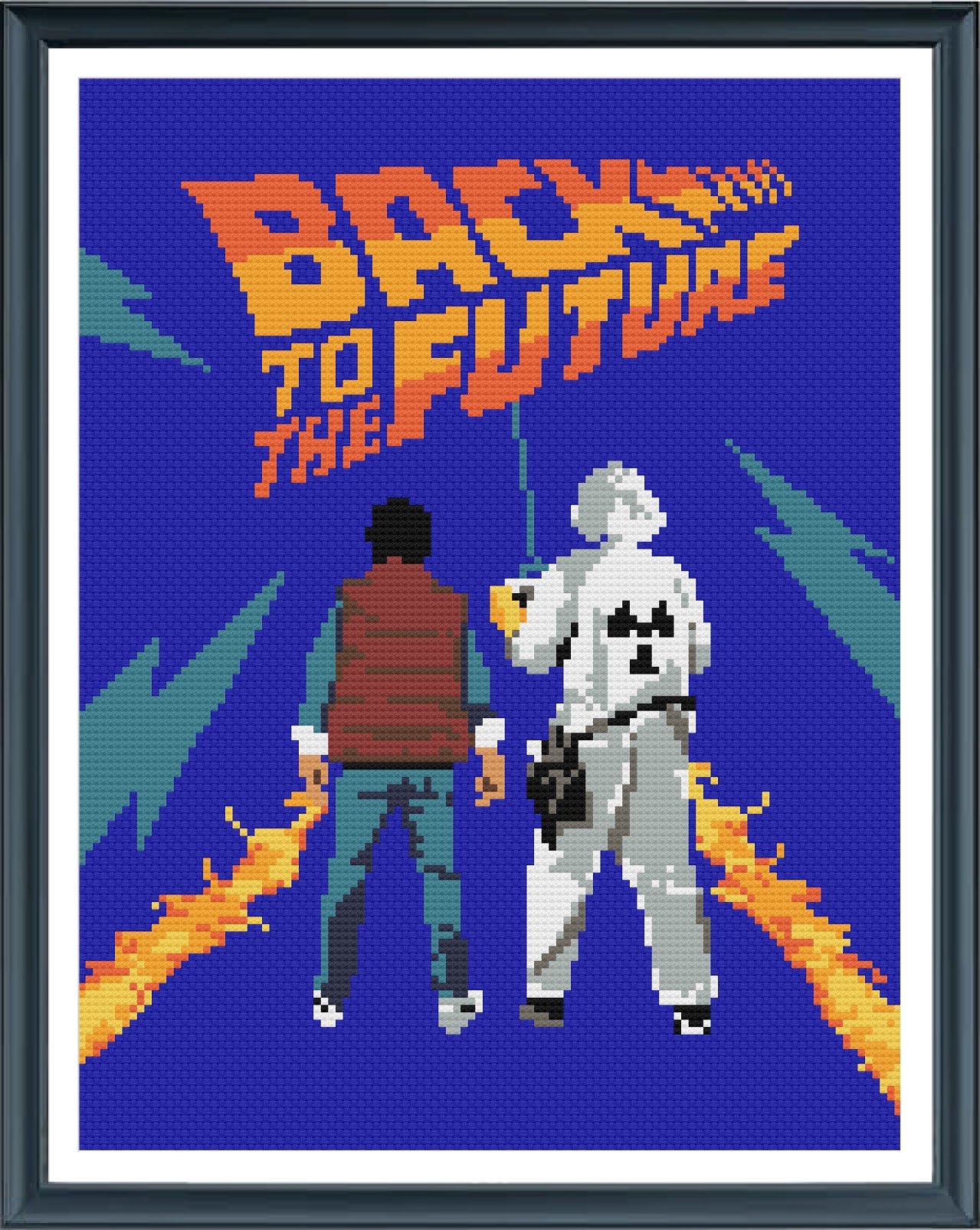 Back to the Future Inspired Cross Stitch Pattern - Etsy