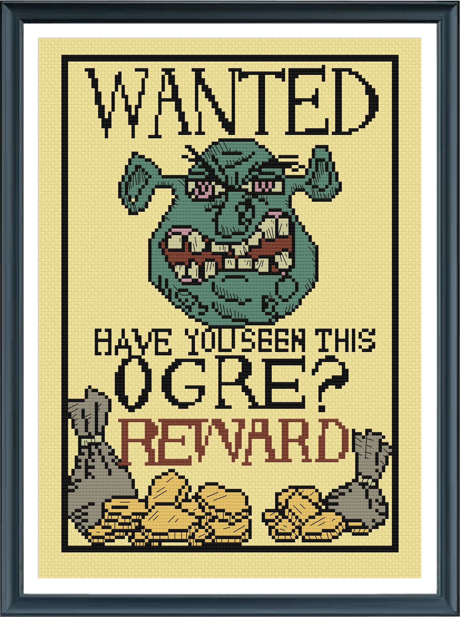 Shrek – Wanted Poster - Etsy