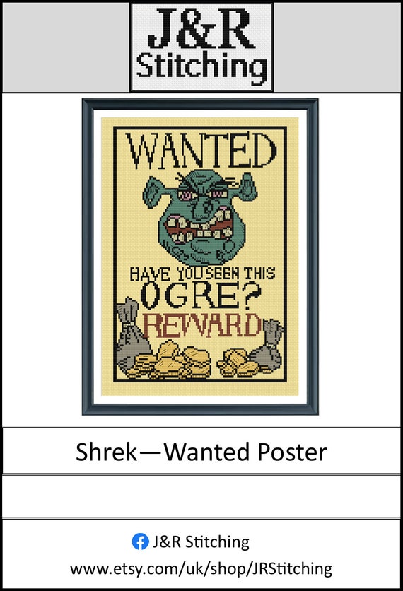 Shrek 4 Wanted Poster