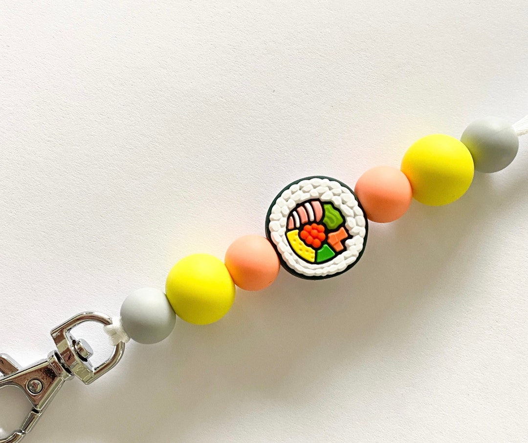 Sushi Lanyard / Sushi Keychain / Food Lanyard / Teacher Lanyard - Etsy