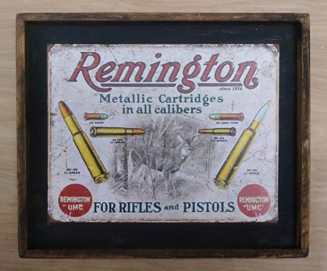 Remington Cartridges Wooden Sign - Etsy