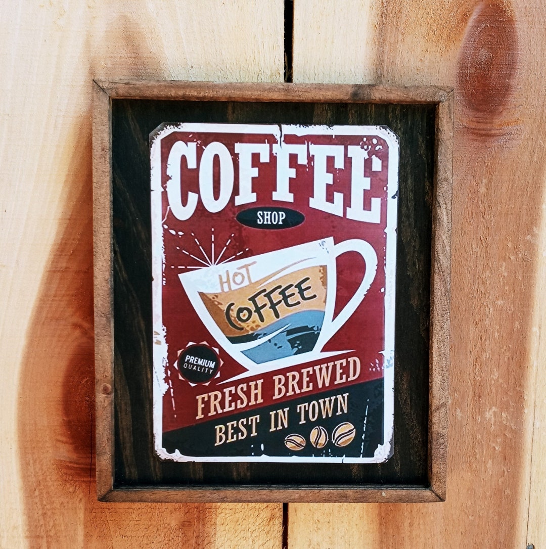 Coffee - Wooden Sign - Etsy