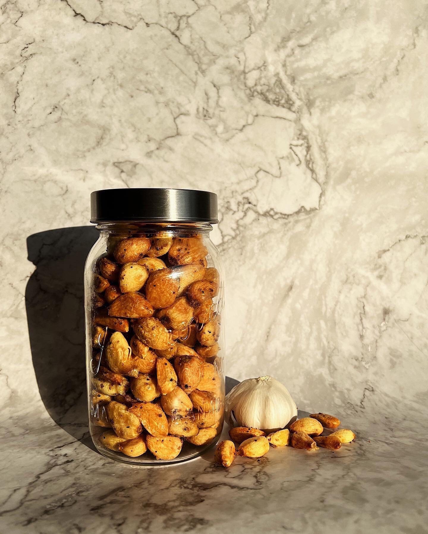 FREEZE DRIED Roasted Peppered Garlic nuts - Etsy
