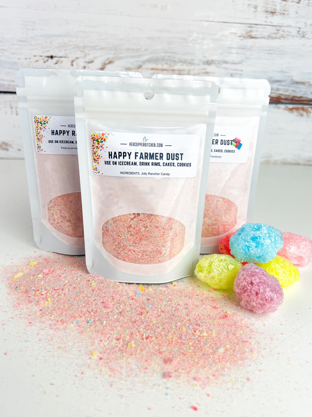 FREEZE DRIED Happy Farmer Dust Candy Treats Sweets Drink - Etsy
