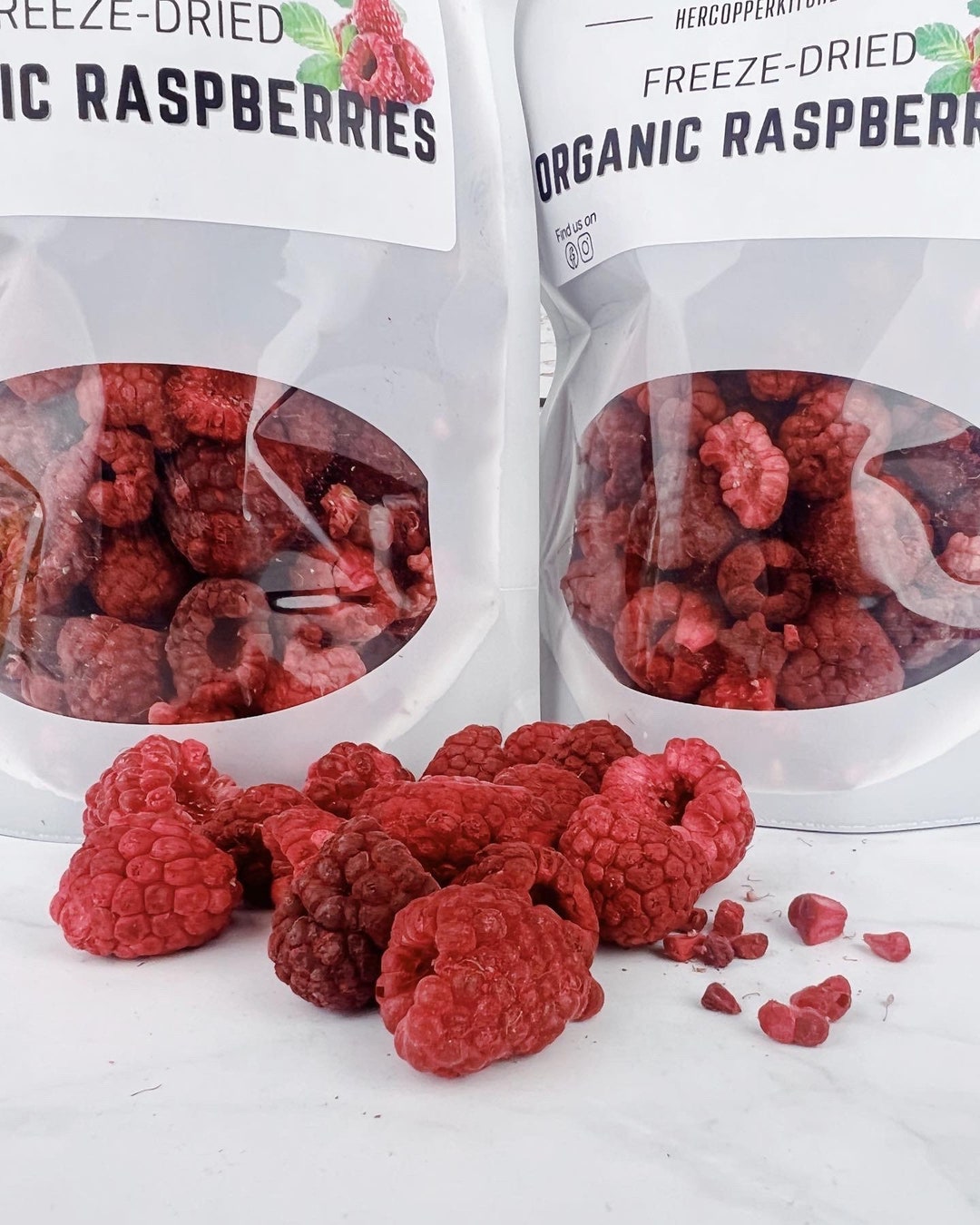 Freeze Dried ORGANIC RASPBERRIES Fruit - Etsy