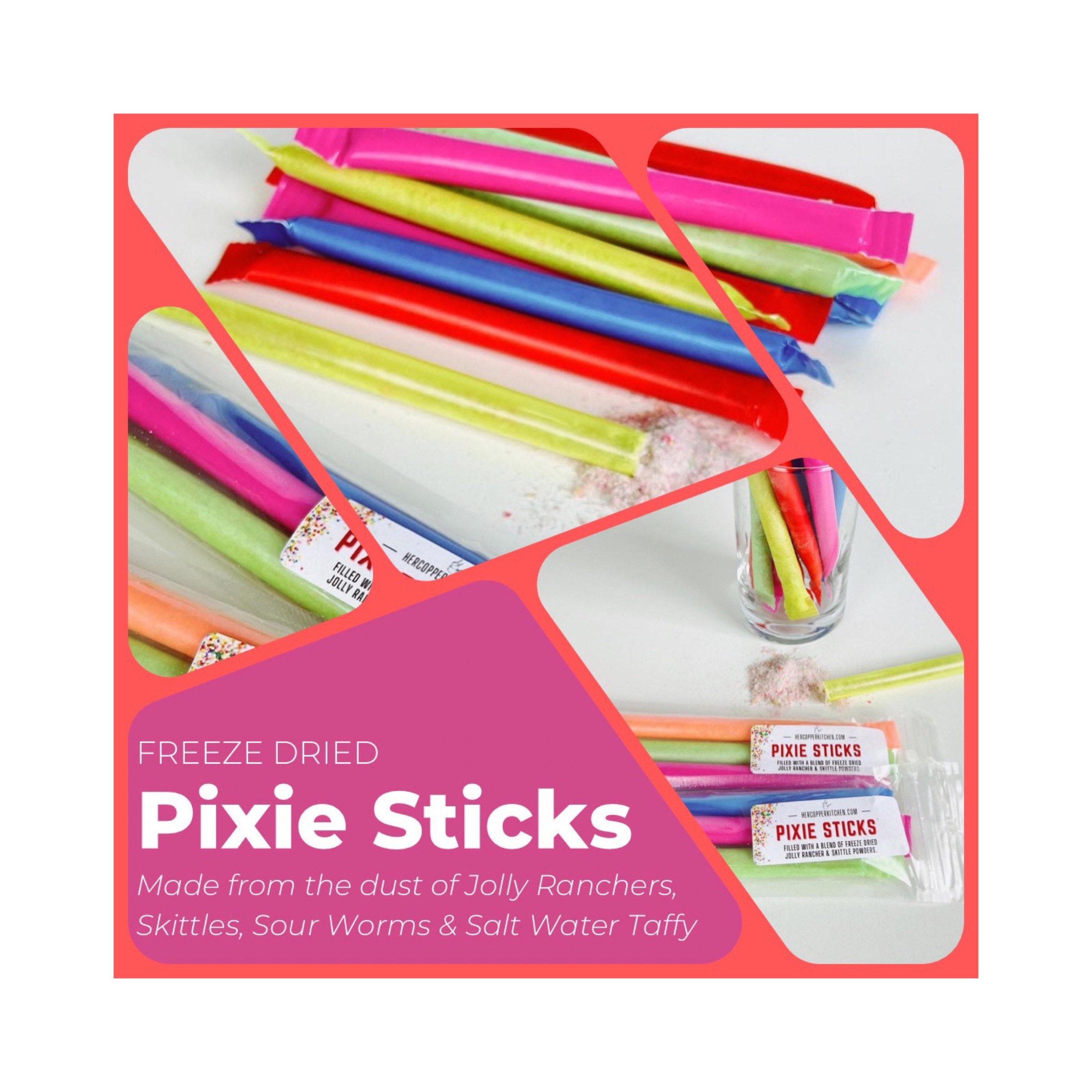 Freeze Dried Candy Dust PIXIE STICKS - Etsy
