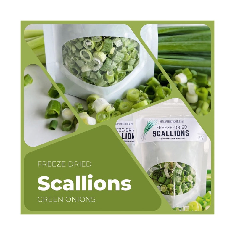 FREEZE DRIED SCALLIONS green Onions - Etsy