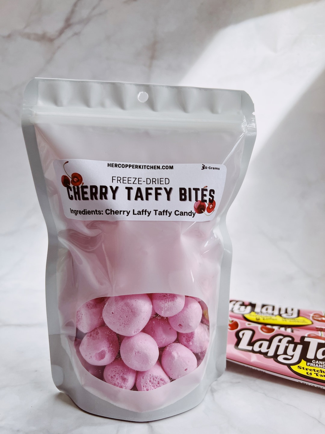 Freeze Dried CHERRY TAFFY BITES made With Laffy Taffy - Etsy