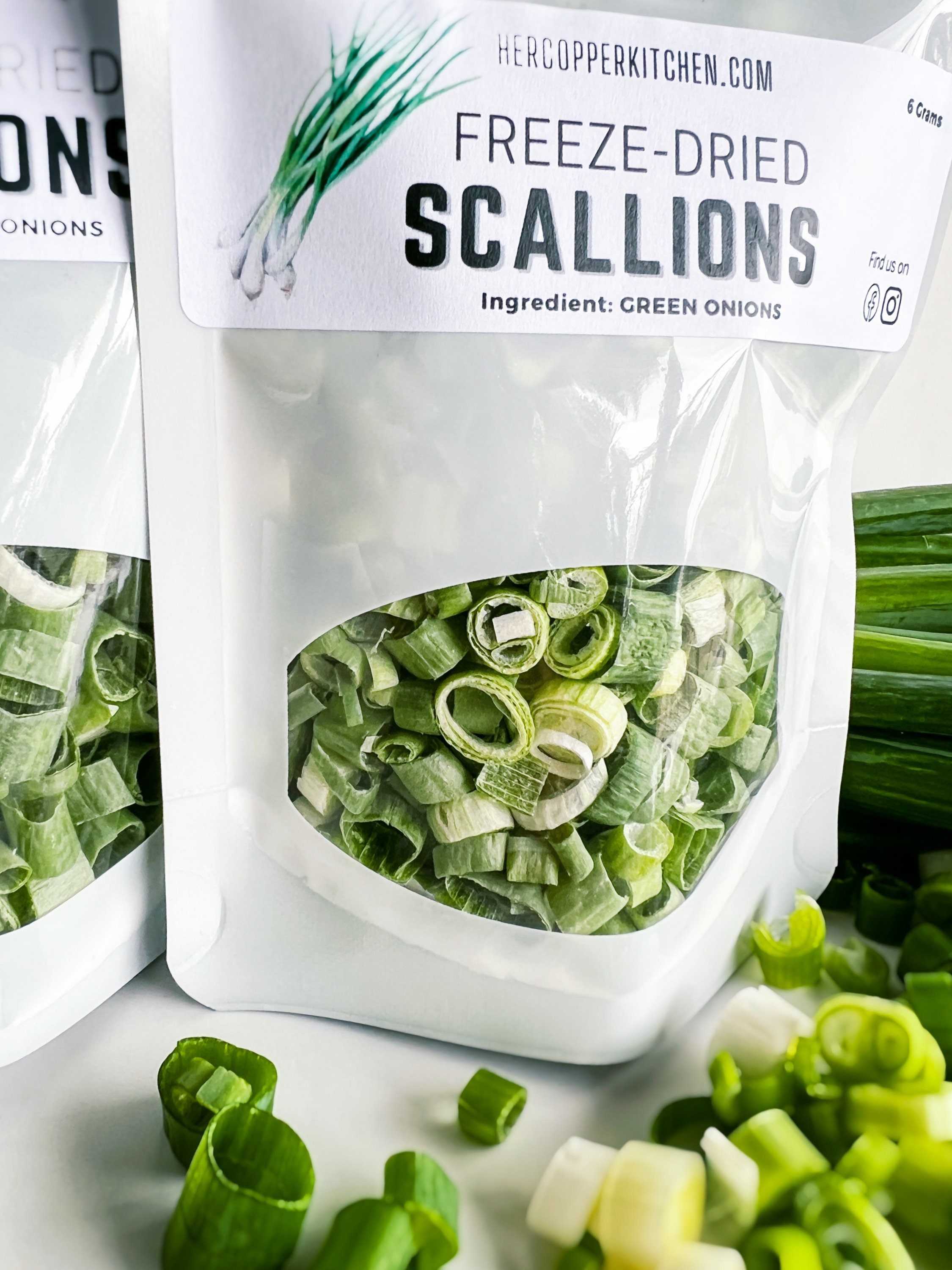 FREEZE DRIED SCALLIONS green Onions - Etsy