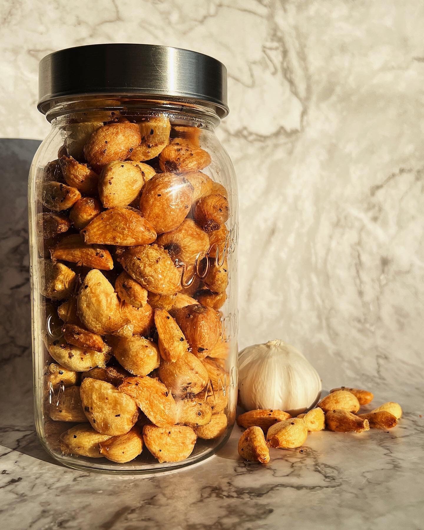 FREEZE DRIED Roasted Peppered Garlic nuts - Etsy
