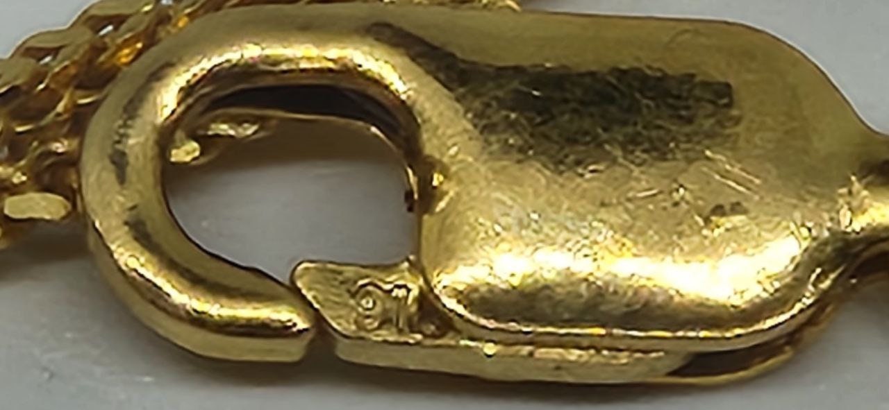 22K Yellow Gold Solid Chain - Etsy