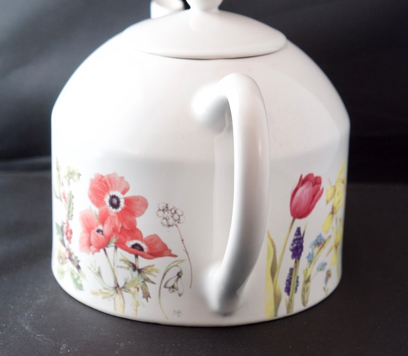 Wildflower Meadow Floral Teapot Maryjolein Bastin Hallmark | Etsy