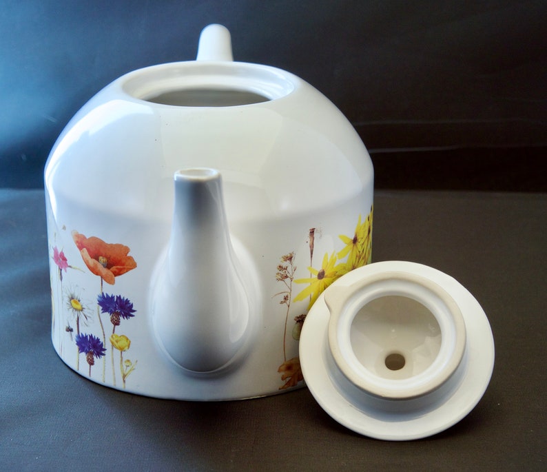 Wildflower Meadow Floral Teapot Maryjolein Bastin Hallmark | Etsy