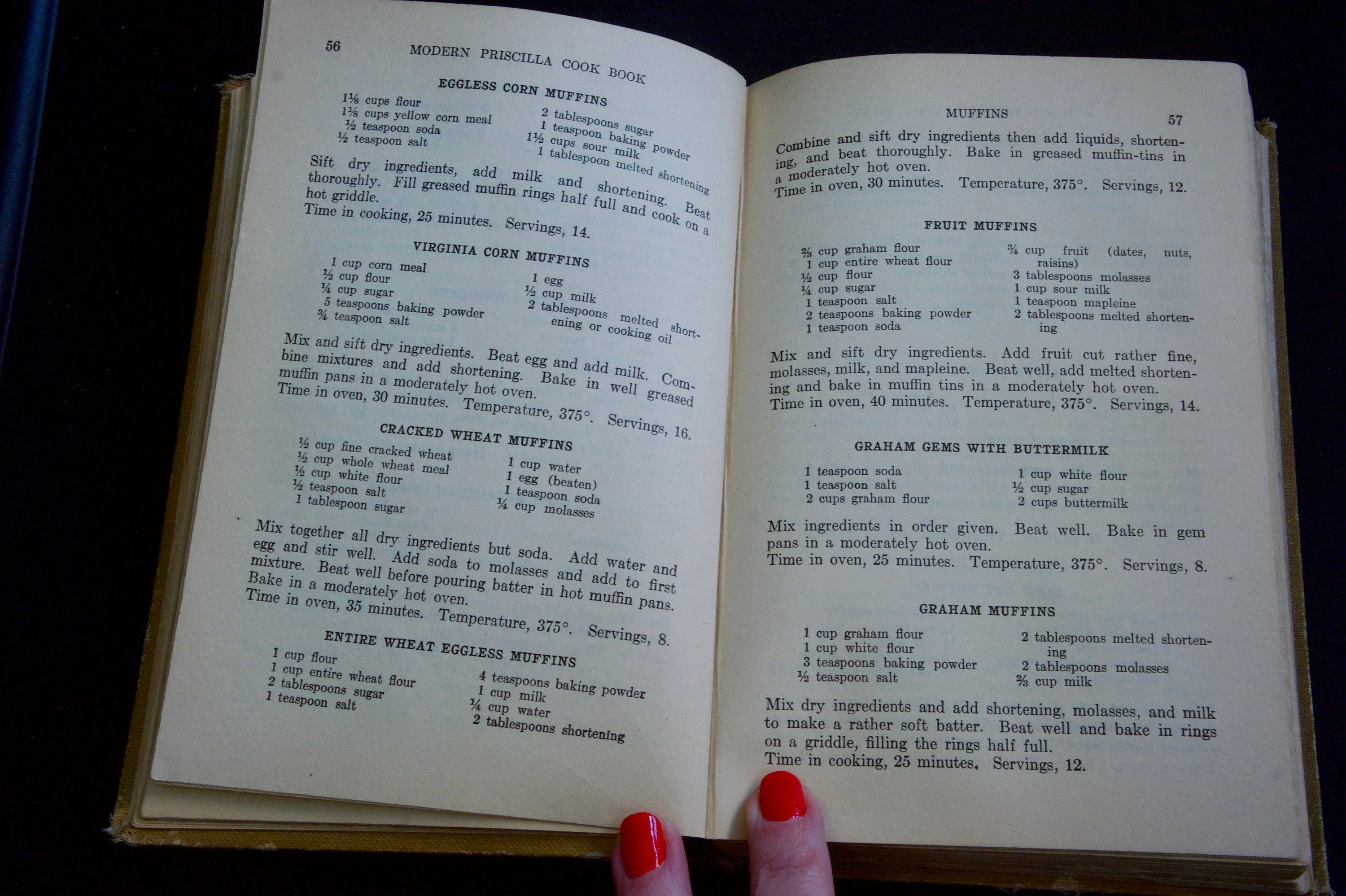 Vintage Modern Priscilla Cookbook 1924 First Edition 1000 Home Tested ...