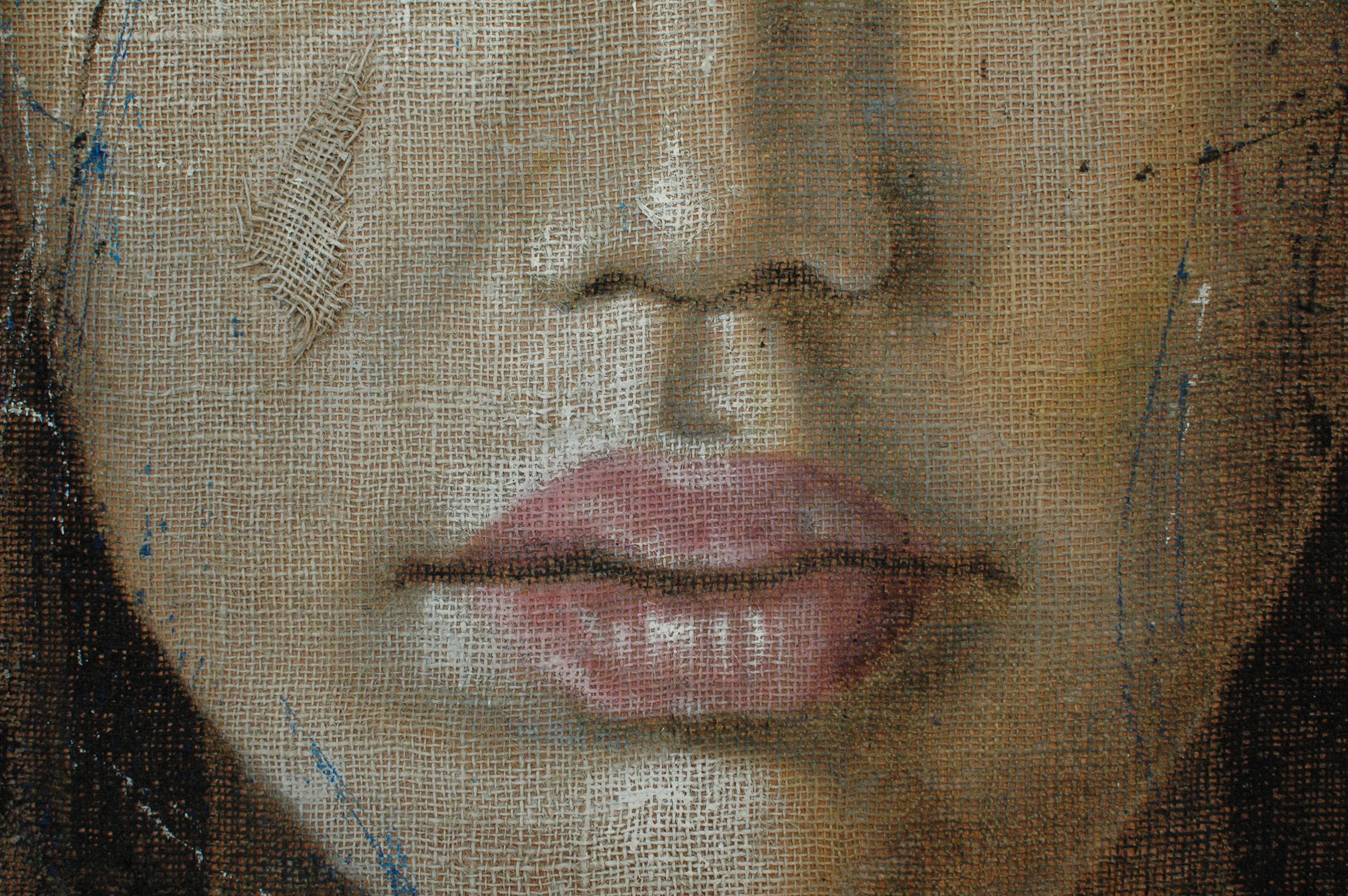 Original Portrait Painting. Large Scale Portrait."sincerity". Large ...