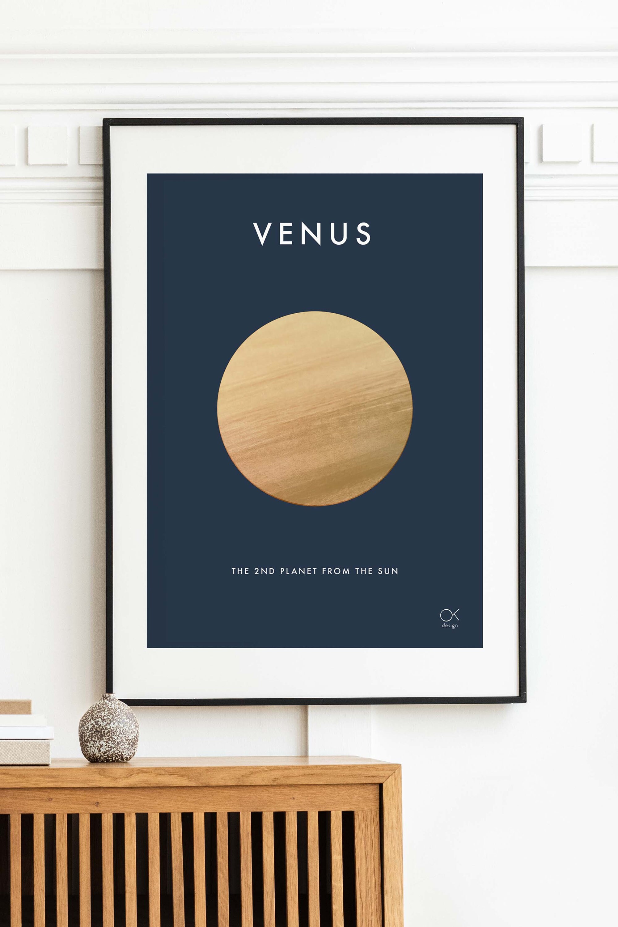 Venus, Planet, Space, Minimalist Poster - Etsy