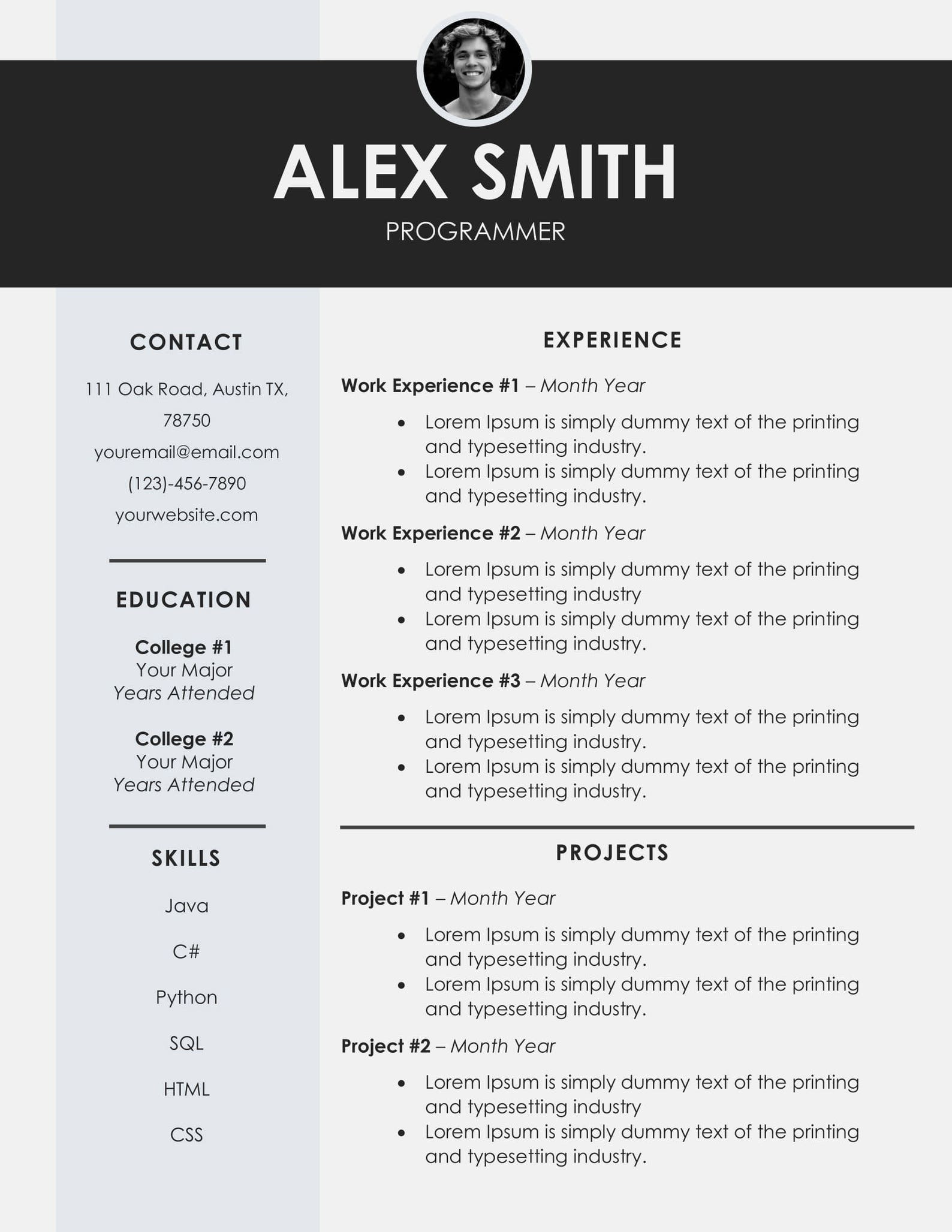 Chic Resume/cv Template | Modern Cover Letter Design | Easy to Edit and ...