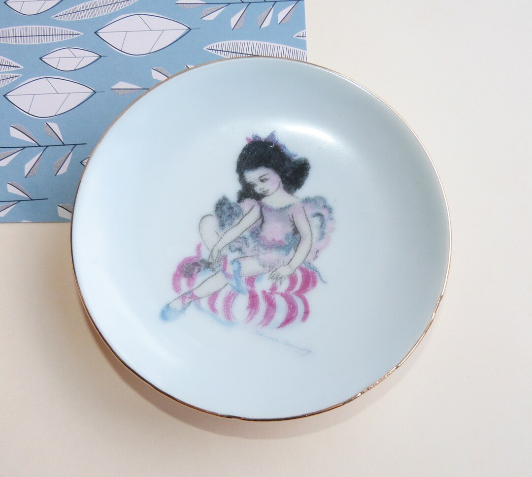 Brownie Downing Little Girl Pin Dish - Etsy