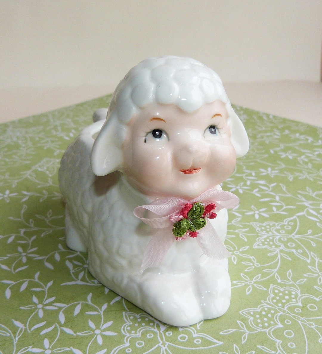 1980s Vintage Baby Lamb Ring Jewellery Dish - Etsy