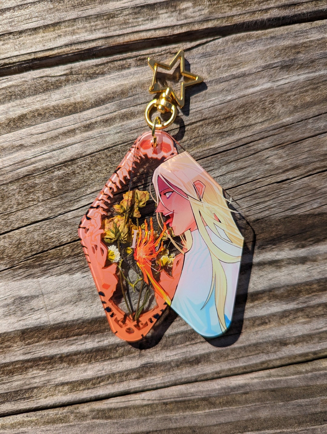 GIDEON THE NINTH Ianthe Tridentarius Flower Charm - Etsy