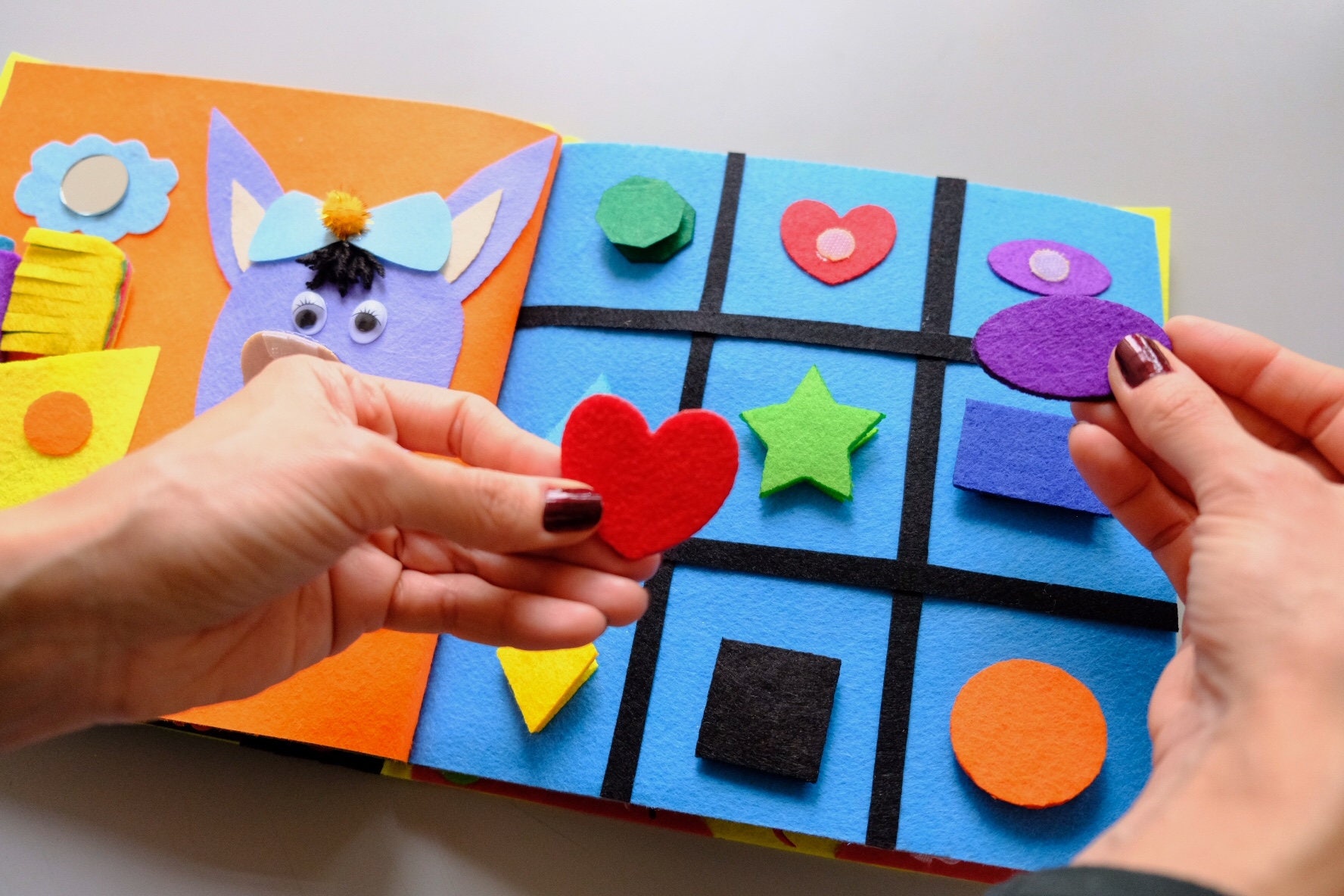 Childrens Quiet Book, Busy Book, Quiet Book, Educational Toy , Motor ...