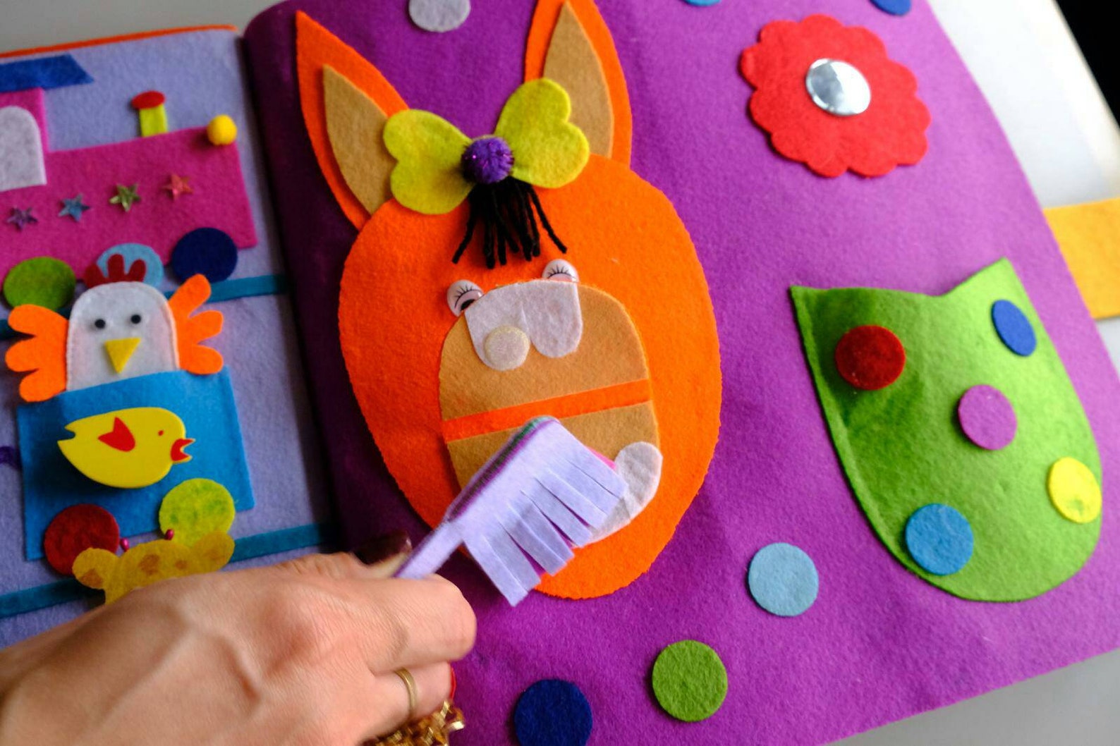 Quiet Book for Girl Quiet Book Toddler Quiet Book Girl Gift Book Soft ...