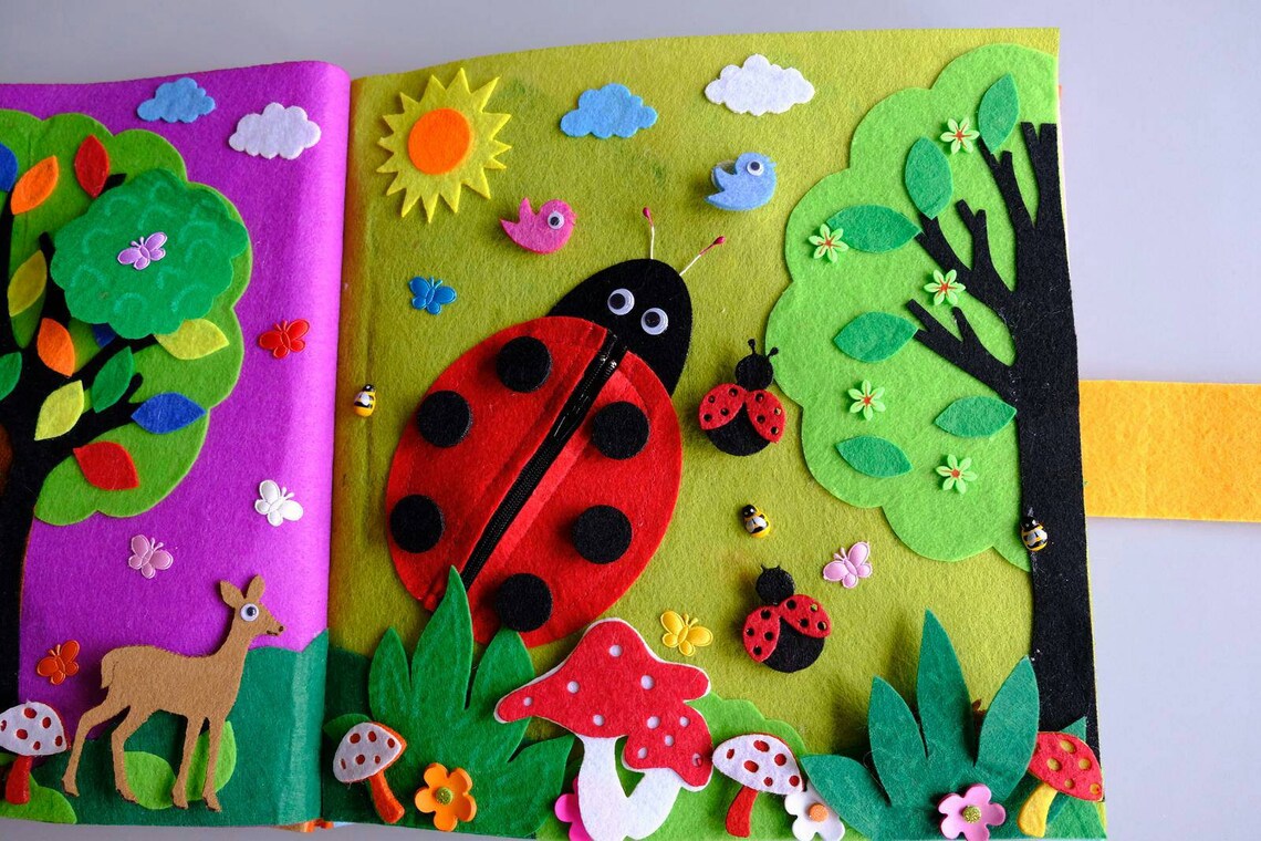 Quiet Book for Girl Quiet Book Toddler Quiet Book Girl Gift - Etsy