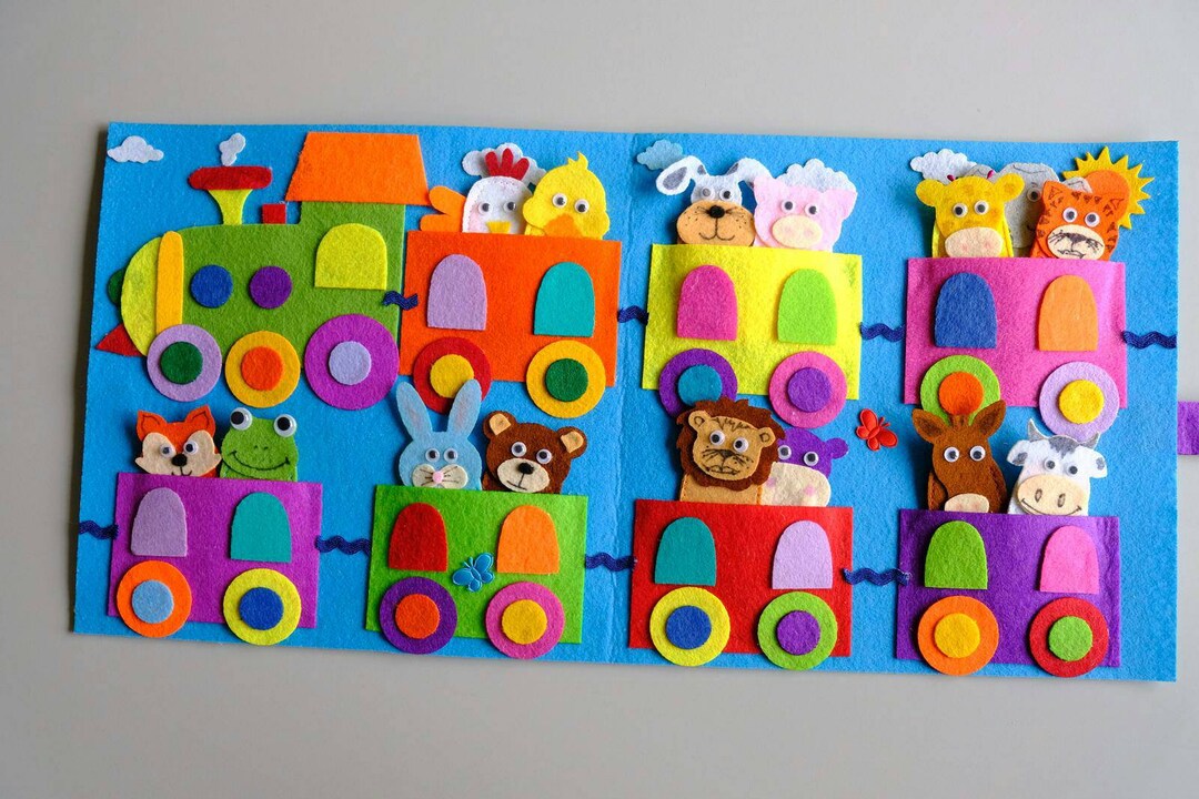 Finger Felt Puppets Felt Toy Travel Toy Active Play Baby Gift Toddler ...