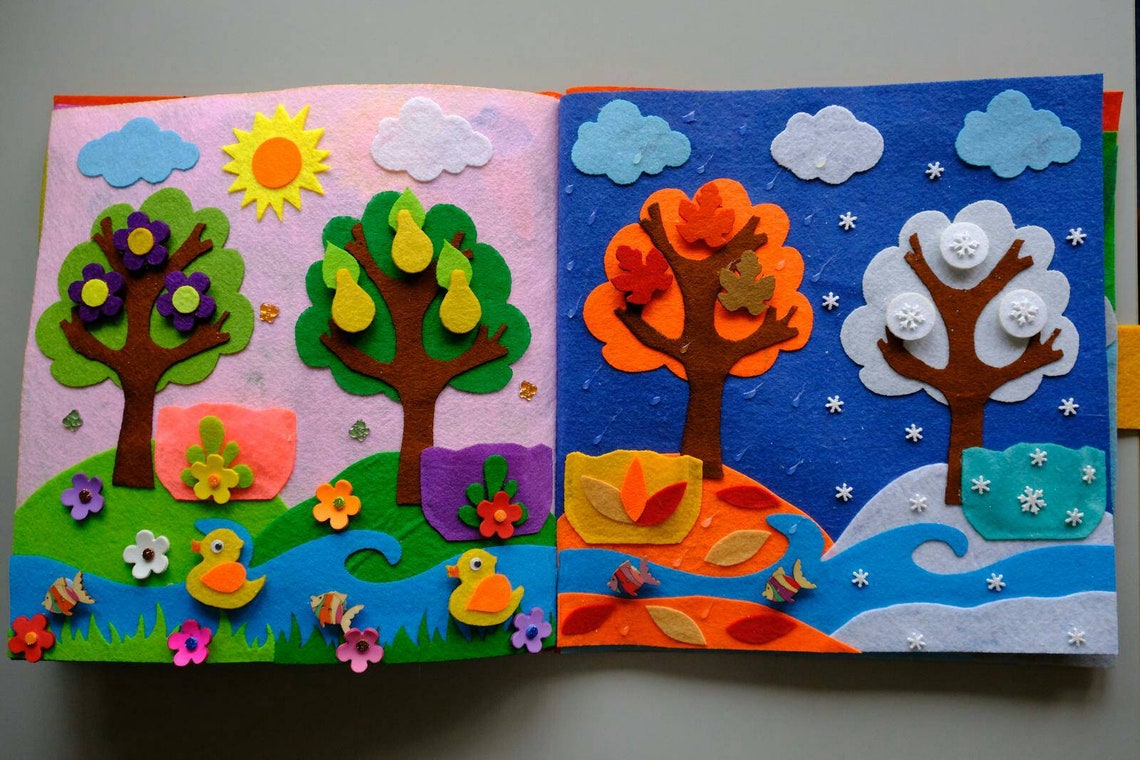 Quiet Book for Girl Quiet Book Toddler Quiet Book Girl Gift | Etsy