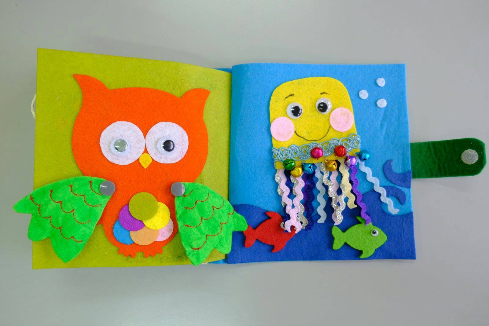 Baby Felt Quiet Book Felt Toy Baby Book Travel Toy Soft Book Quiet Book ...