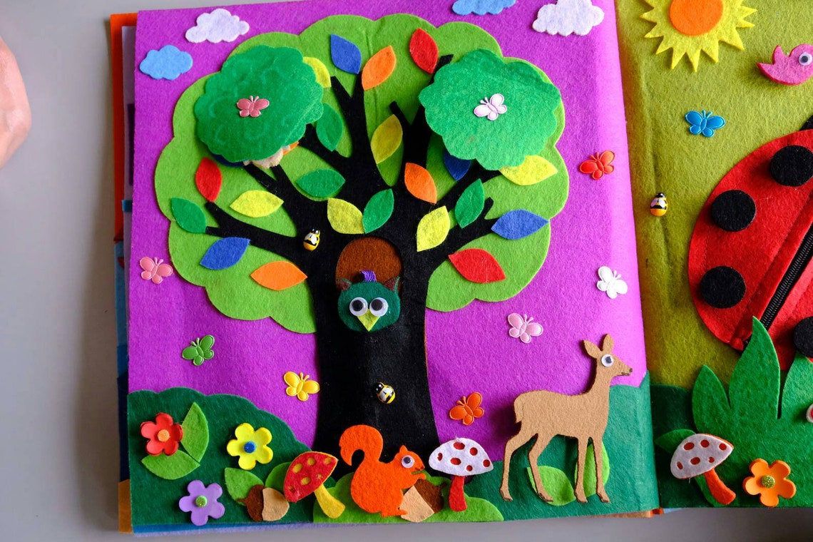 Quiet Book for Girl Quiet Book Toddler Quiet Book Girl Gift | Etsy