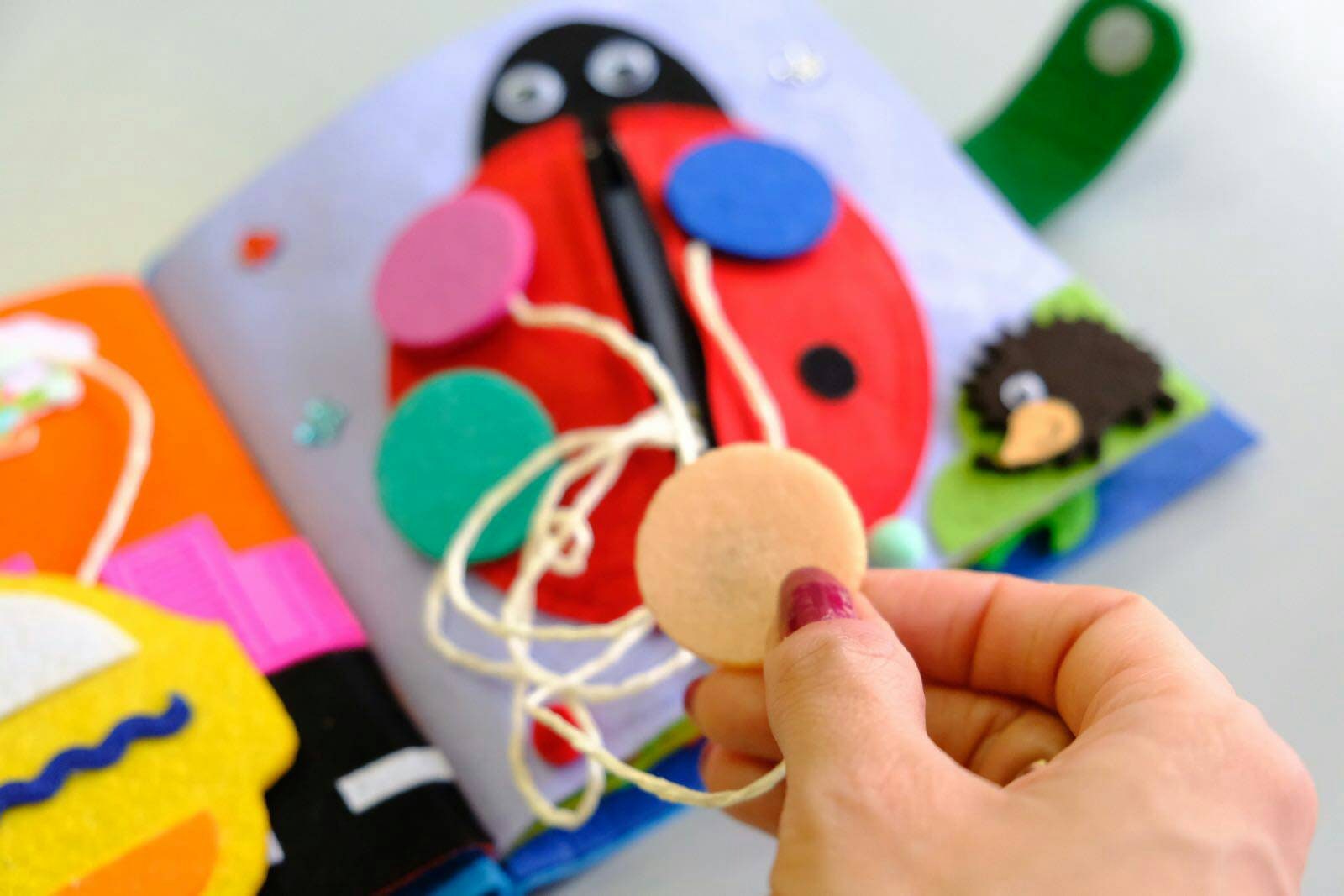 Baby Felt Quiet Book Felt Toy Baby Book Travel Toy Soft Book Quiet Book ...