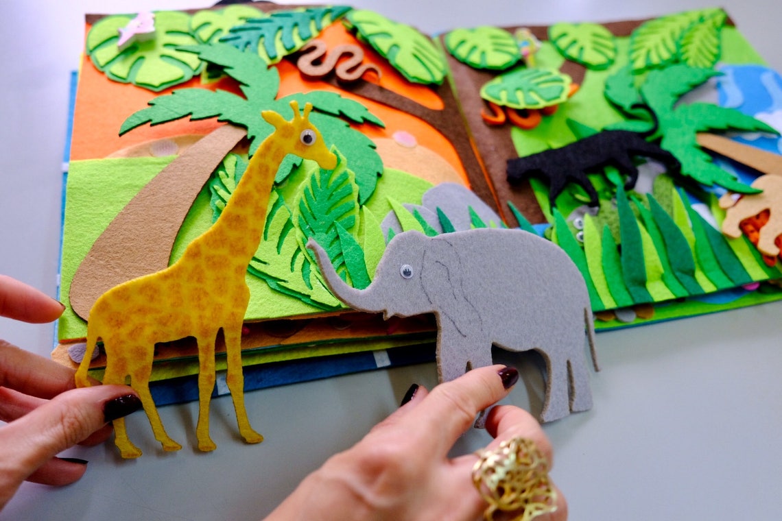 Childrens Quiet Book, Busy Book, Quiet Book, Educational Toy , Motor ...