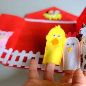 Farm Finger Puppets - Etsy