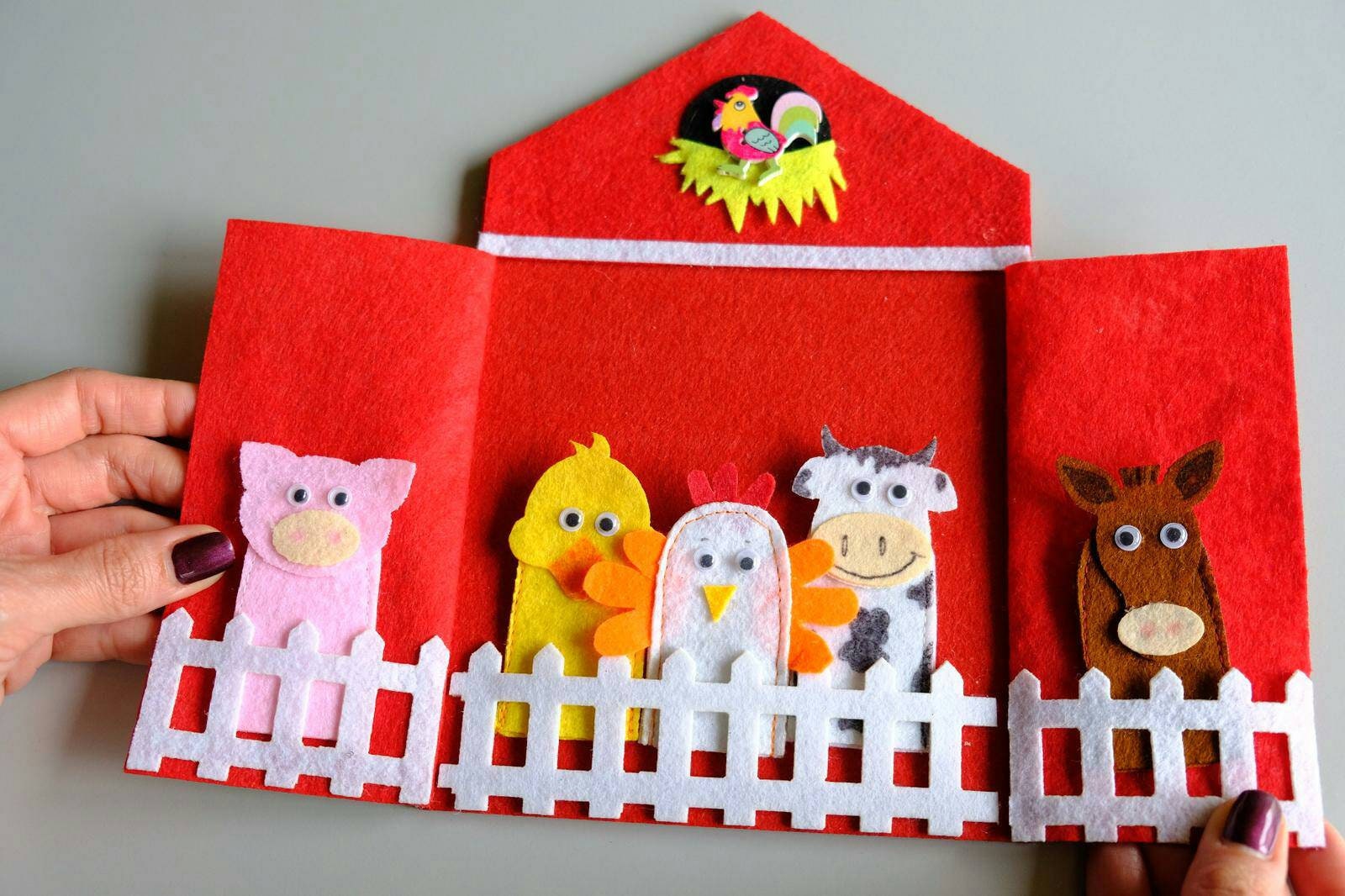 Farm Finger Puppets - Etsy