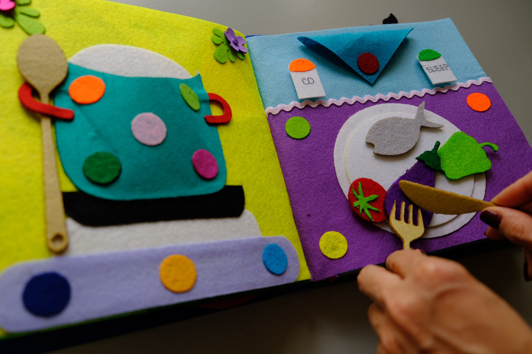 Quiet Book for Girls Felt Book Toddlers Book Felt Toy Gift for Children ...