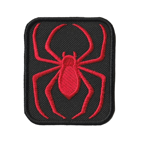 Embroidered PATCH spider With Hook and Loop - Etsy