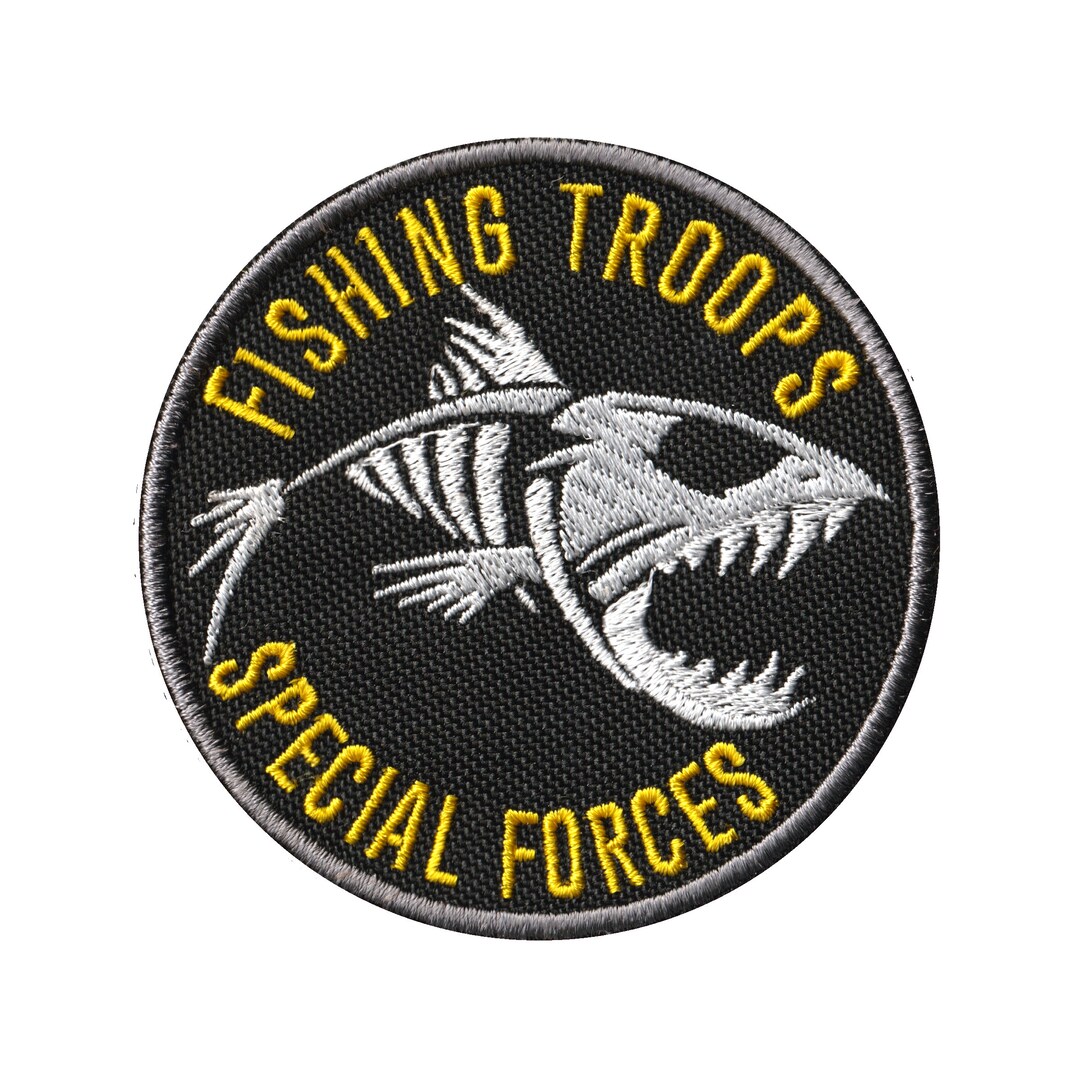 Embroidered Patch fishing Troops/special Forces - Etsy