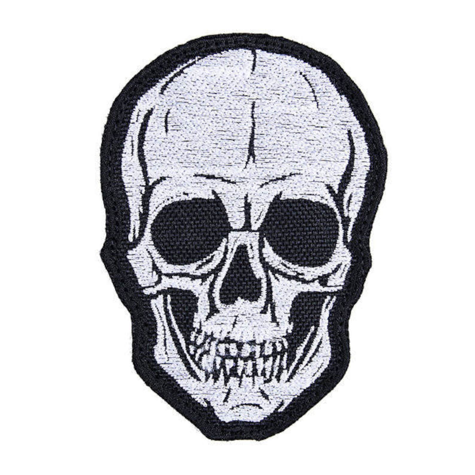 Embroidered PATCH skull - Etsy