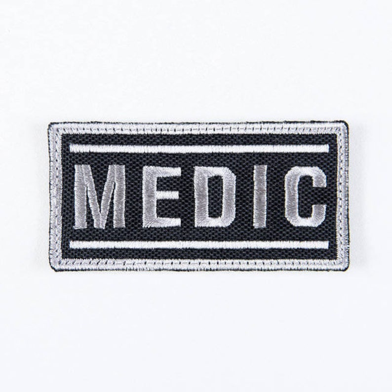 Embroidered PATCH medic - Etsy