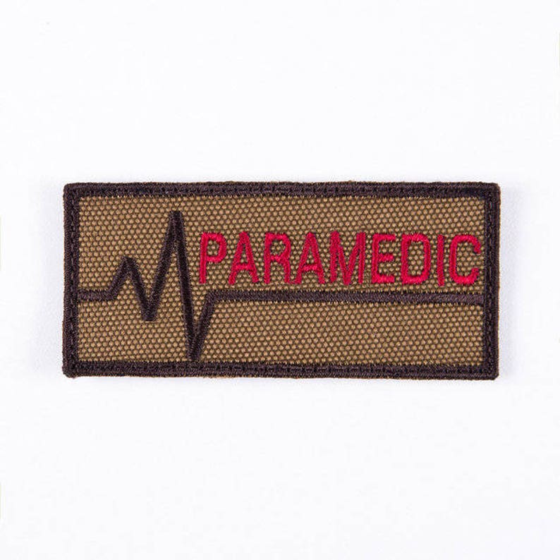 Embroidered PATCH paramedic - Etsy