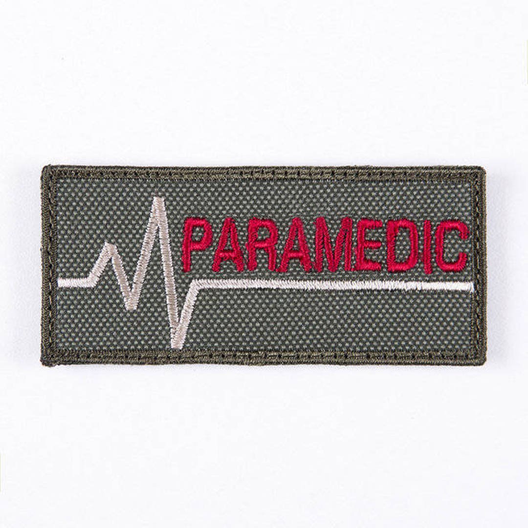 Embroidered PATCH "paramedic" - Etsy