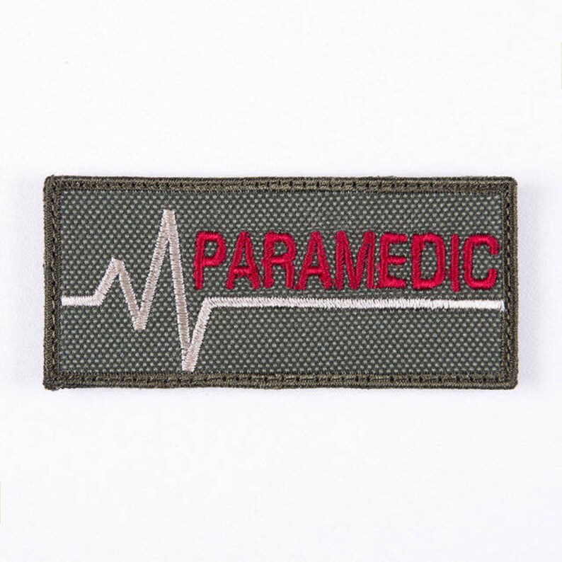 Embroidered PATCH paramedic - Etsy