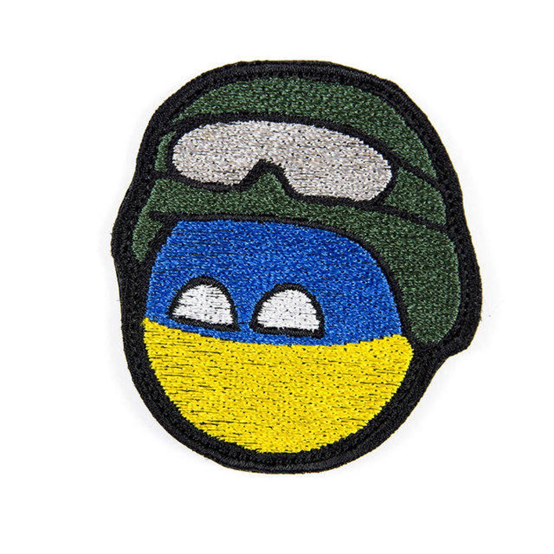 Embroidered PATCH Ukraine Countryball Etsy embroidered-patch-ukraine-countryball-etsy